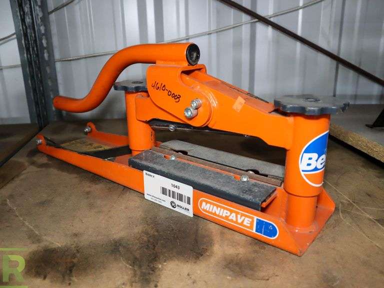 Belle Minipave Block Splitter - Roller Auctions