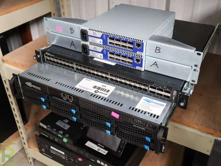 (4) Network Switches, Barracuda Web Filter 910, Dell S4048-ON and ...