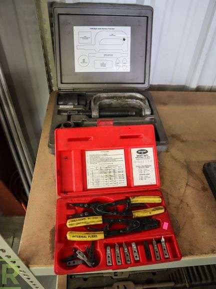 SPX OTC Ball Joint Service Tool Set and Williams Replaceable Tip Pliers ...