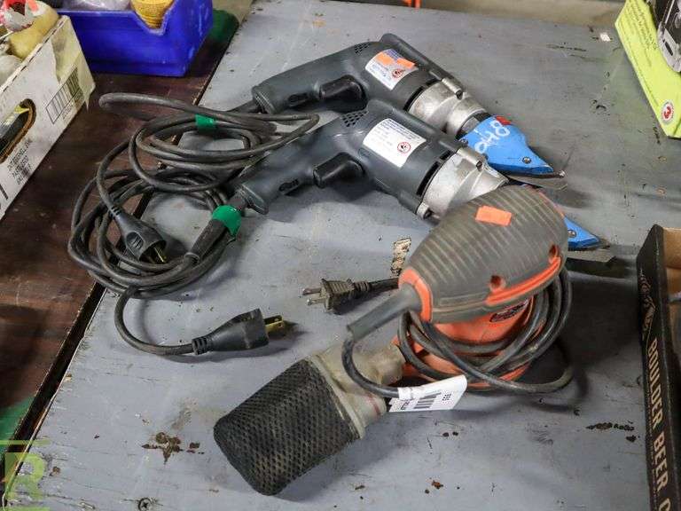 (2) Kett Tool KD-440 Power Shears and Black & Decker Orbital Sander ...