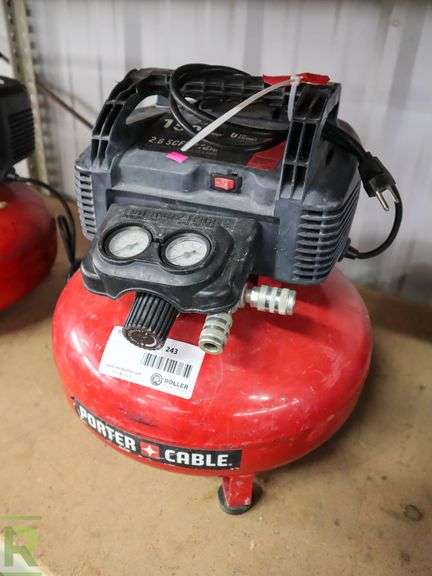 Porter Cable C2002 Air Compressor, 6-Gallon - Roller Auctions