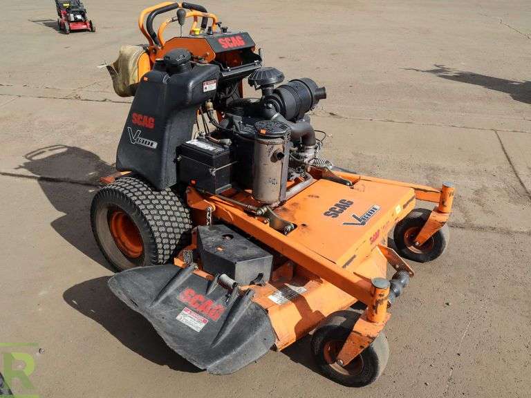 Scag SVR48V-22FX Stand On Mower - Roller Auctions