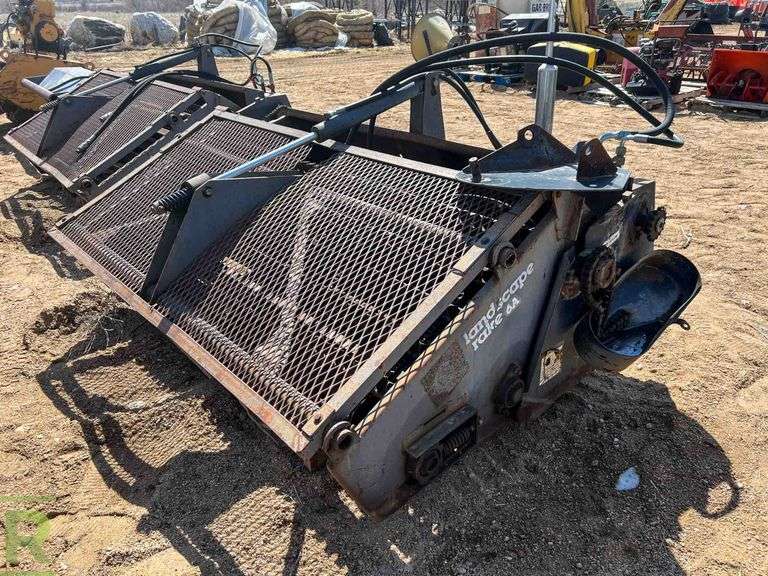 70" Bobcat Landscape Rake Attachment To Fit Skid Steer Loader - Roller ...