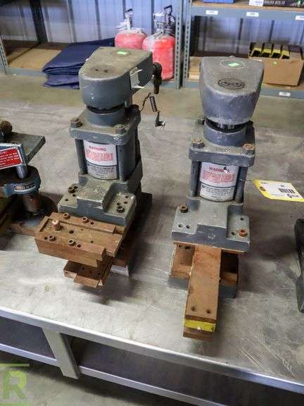 (2) Burton Press Company Pneumatic Press - Roller Auctions