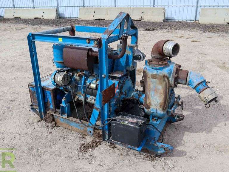 Gorman Rupp Skid Mounted 4" Pump, Deutz Diesel With Suction Hose ...