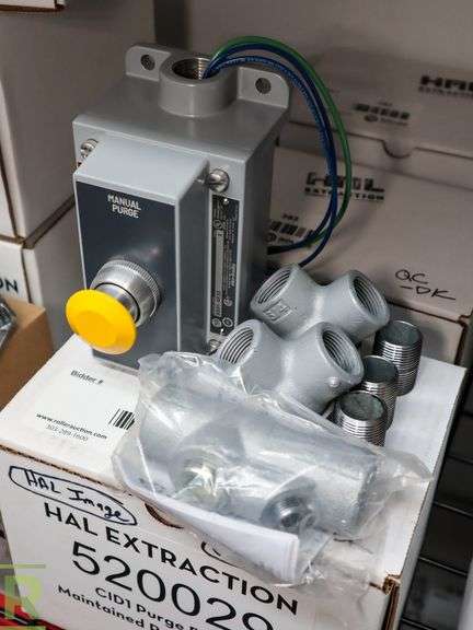 (2) Allen Bradley 880h Push-Pull Yellow Manual Purge Switches With Hardware For Hazardous ...