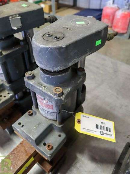 (2) Burton Press Company Pneumatic Press - Roller Auctions