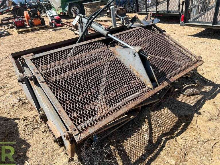 70" Bobcat Landscape Rake Attachment To Fit Skid Steer Loader - Roller ...