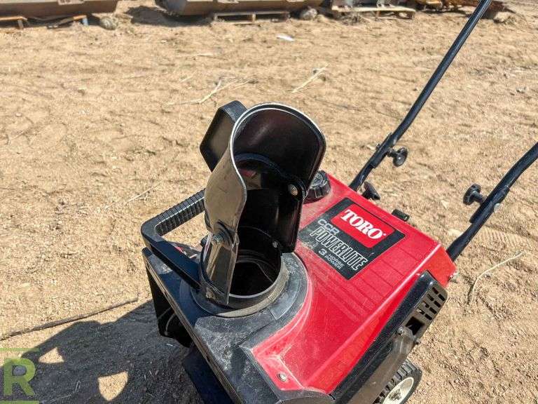 Toro CCR Powerlite 16" Single Stage Snow Blower, 3Hp, Gas - Roller Auctions