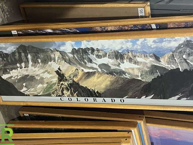(10) Colorado Framed Posters - Roller Auctions