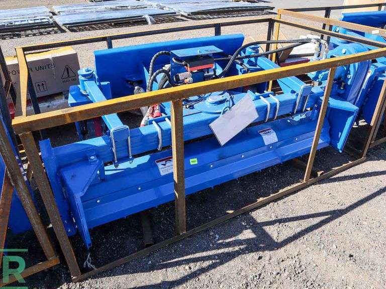 New Agrotk Hydraulic 72" Soil Conditioner Attachment to Fit Skid Steer ...