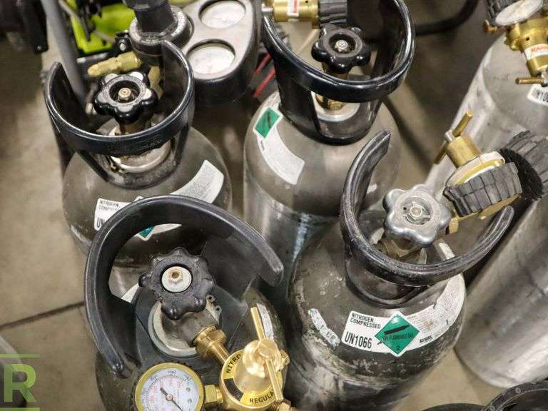 (6) Nitrogen Compressed Tanks - Roller Auctions