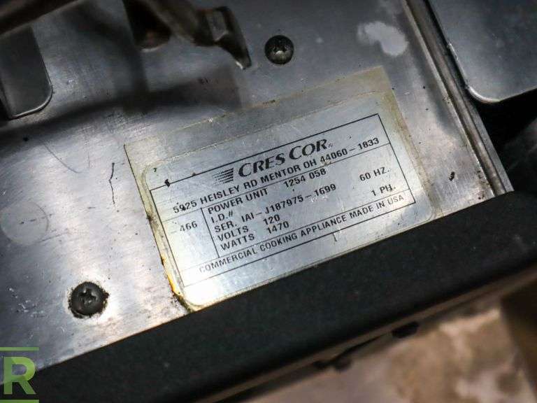 Cres-Cor Full Size Food Warmer - Roller Auctions