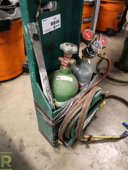 Prestolite Acetylene Welding Torch Kit With Tanks - Roller Auctions