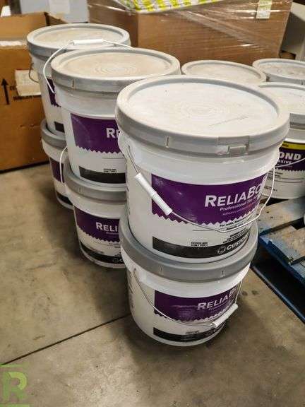 (6) Reliabond Custom Professional Tile Adhesives, 3.5-Gallon - Roller ...