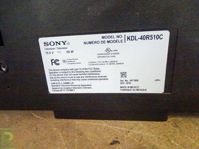 Sony KDL-40R510C Television - Roller Auctions