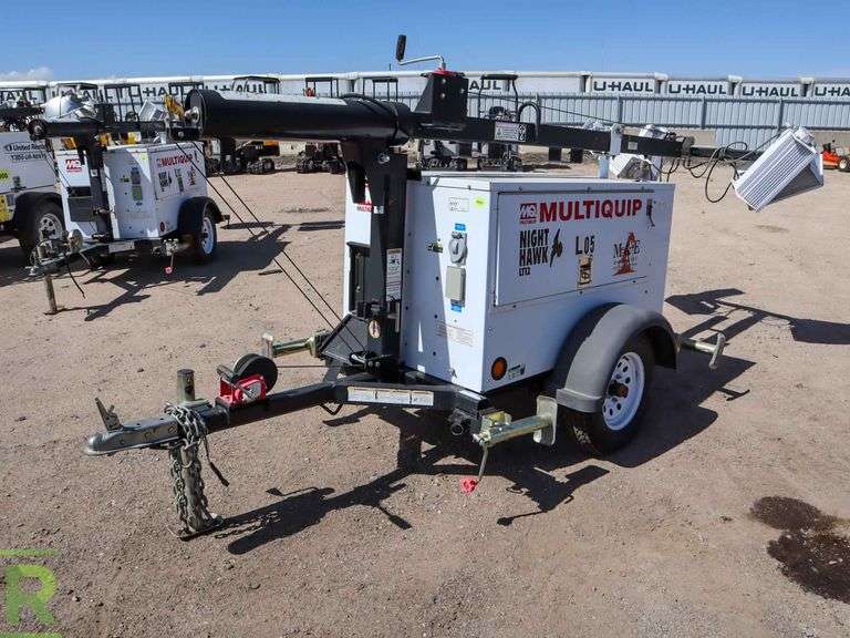 2014 Multiquip Night Hawk LT12 Towable Light Tower - Roller Auctions