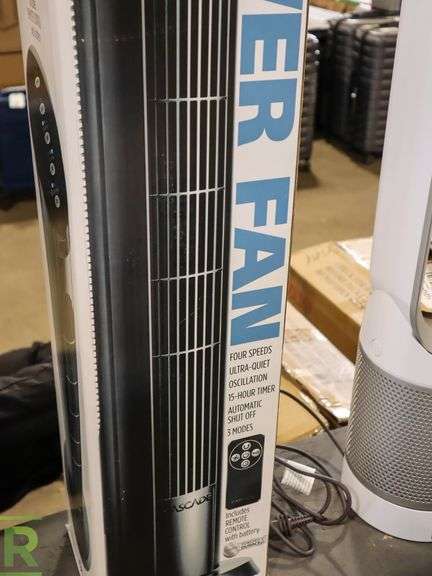 Cascade 40in Oscillating Tower Fan W/Remote - New - Roller Auctions