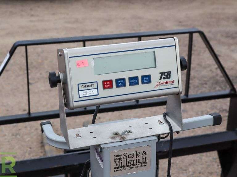 Cardinal Detecto 8852F-758 Electric Scale, 1,000 x .5 Lb Capacity ...