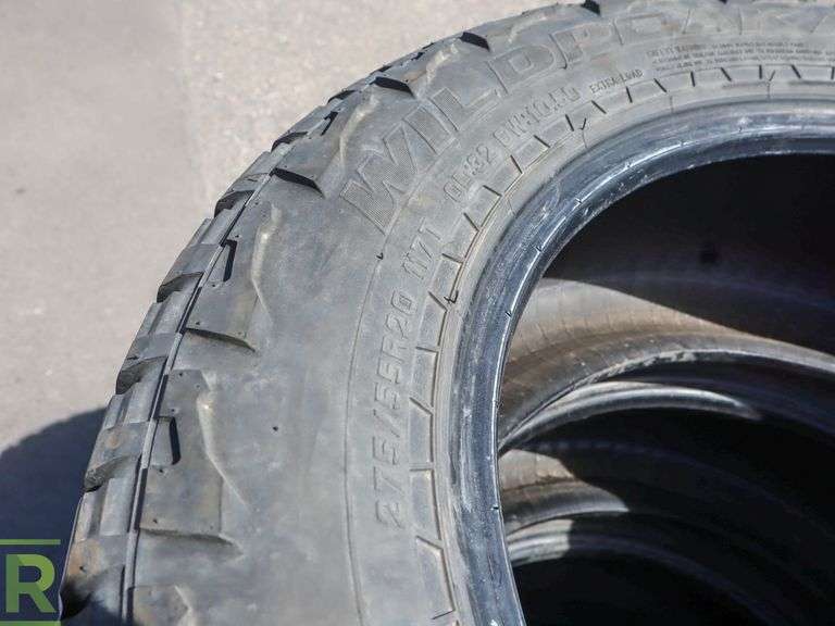 (4) 2019 Falken Wildpeak A/T AT3W 275/55R20 Tires - Roller Auctions