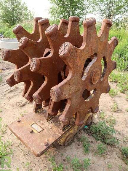 Sheepsfoot 36" Compaction Wheel For Excavator, Fits Caterpillar 349 ...