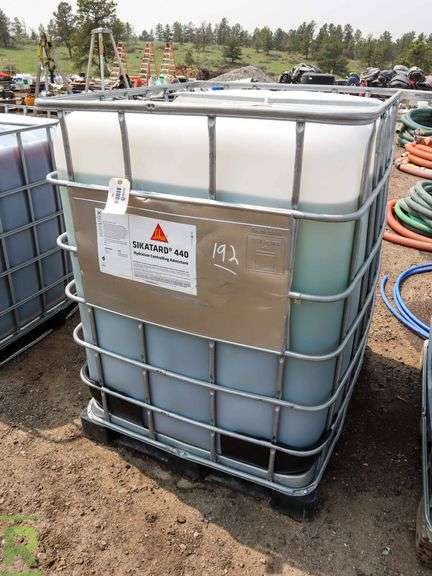Plastic Tote With Enclosure With Sika 440 Hydration Controlling ...