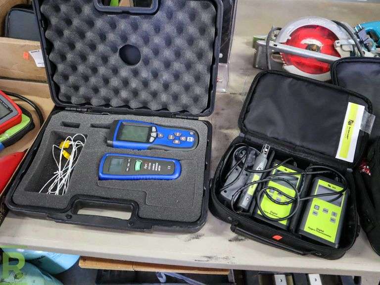 TIF 3310 Thermometer, Supco C01000 Carbon Monoxide Meter, TPI 555 Vane ...