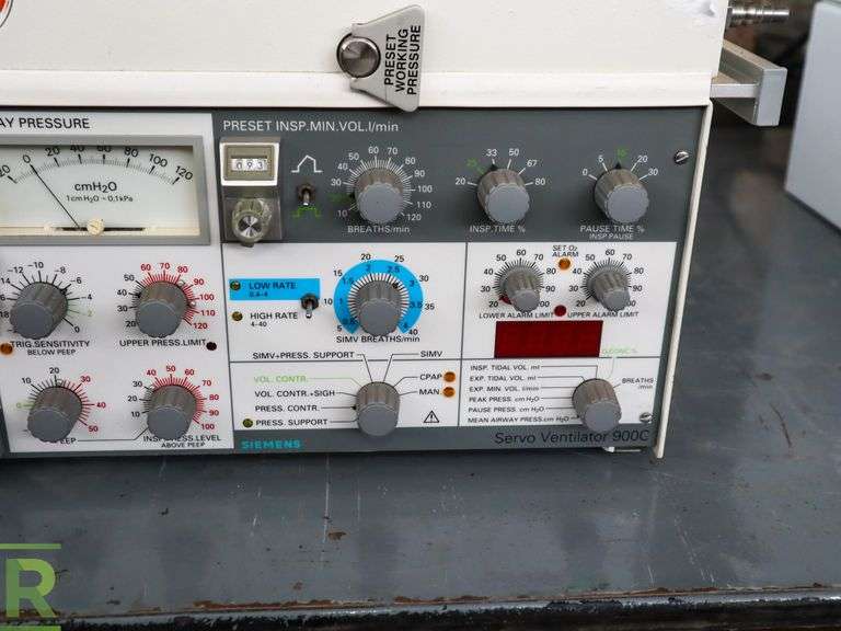 Siemens Servo Ventilator, 900C - Roller Auctions