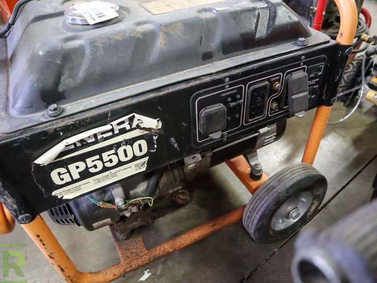 Generac GP5500 Generator, Gas ( Roller Unable to Start) - Roller Auctions