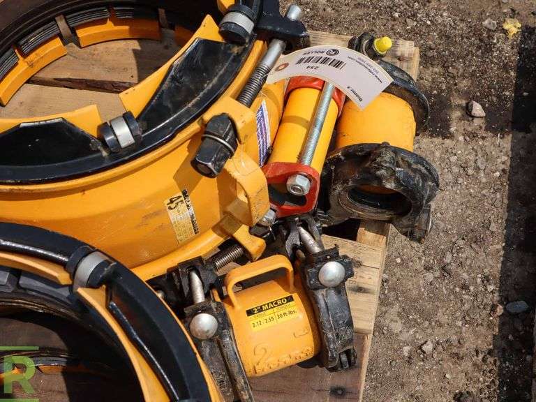 (2) Romac 12" Pipe Fittings, (2) 2" Romac Pipe Fittings - Roller Auctions