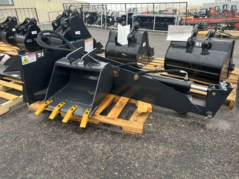 New Land Honor Hydraulic Backhoe Digging Attachment To Fit Skid Steer ...