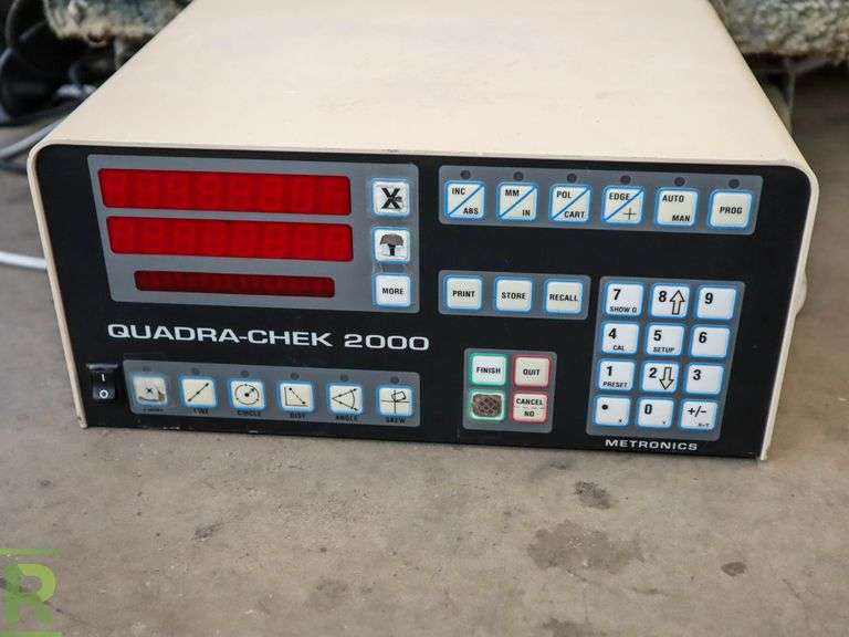 Nikon V-12A 12" Optical Comparator With Quadra-Chek 2000 DRO - Roller ...