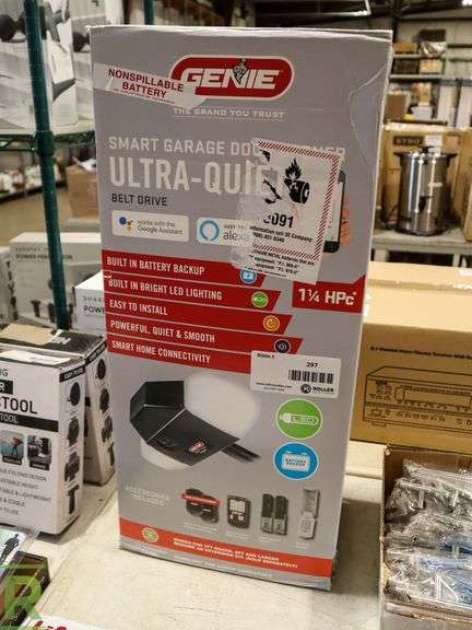Genie 1.25-HP Belt Drive Garage Door Opener 38959Y - New/Never Used ...
