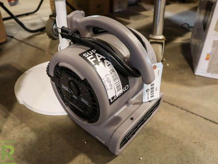 (1) Lasko Super Fan Max SF-20-G - Lightly Used (1) Three Speed Rotating ...
