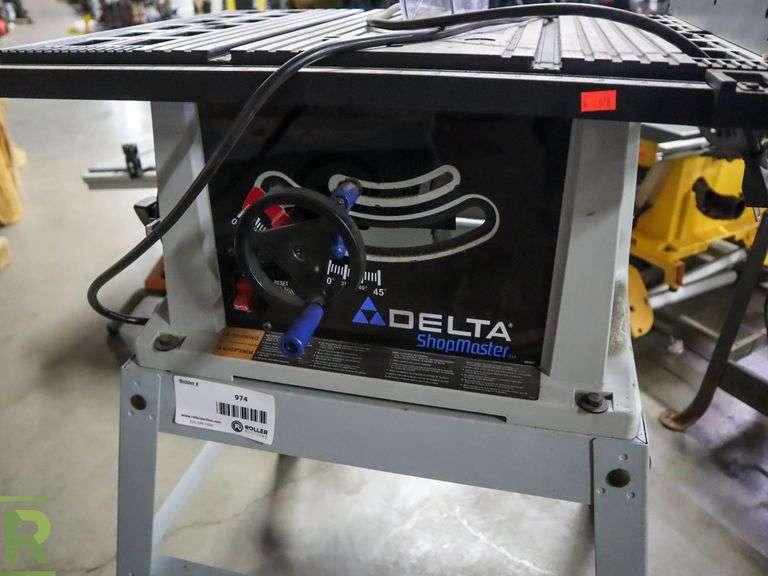 Delta Shopmaster TS200LS 10" Bench Saw on Stand - Roller Auctions