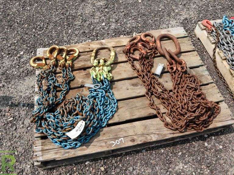 Pallet of 4-Way Bridal Slings - Roller Auctions