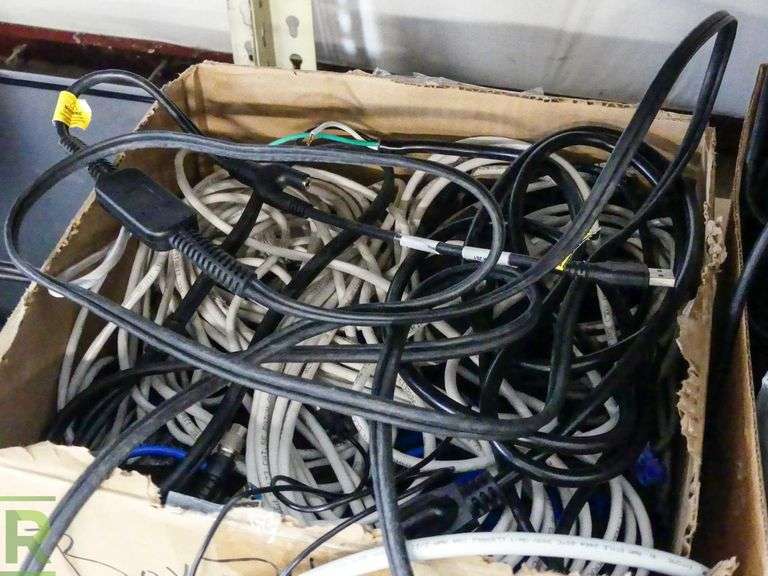 (3) Boxes of Computer Cables - Roller Auctions