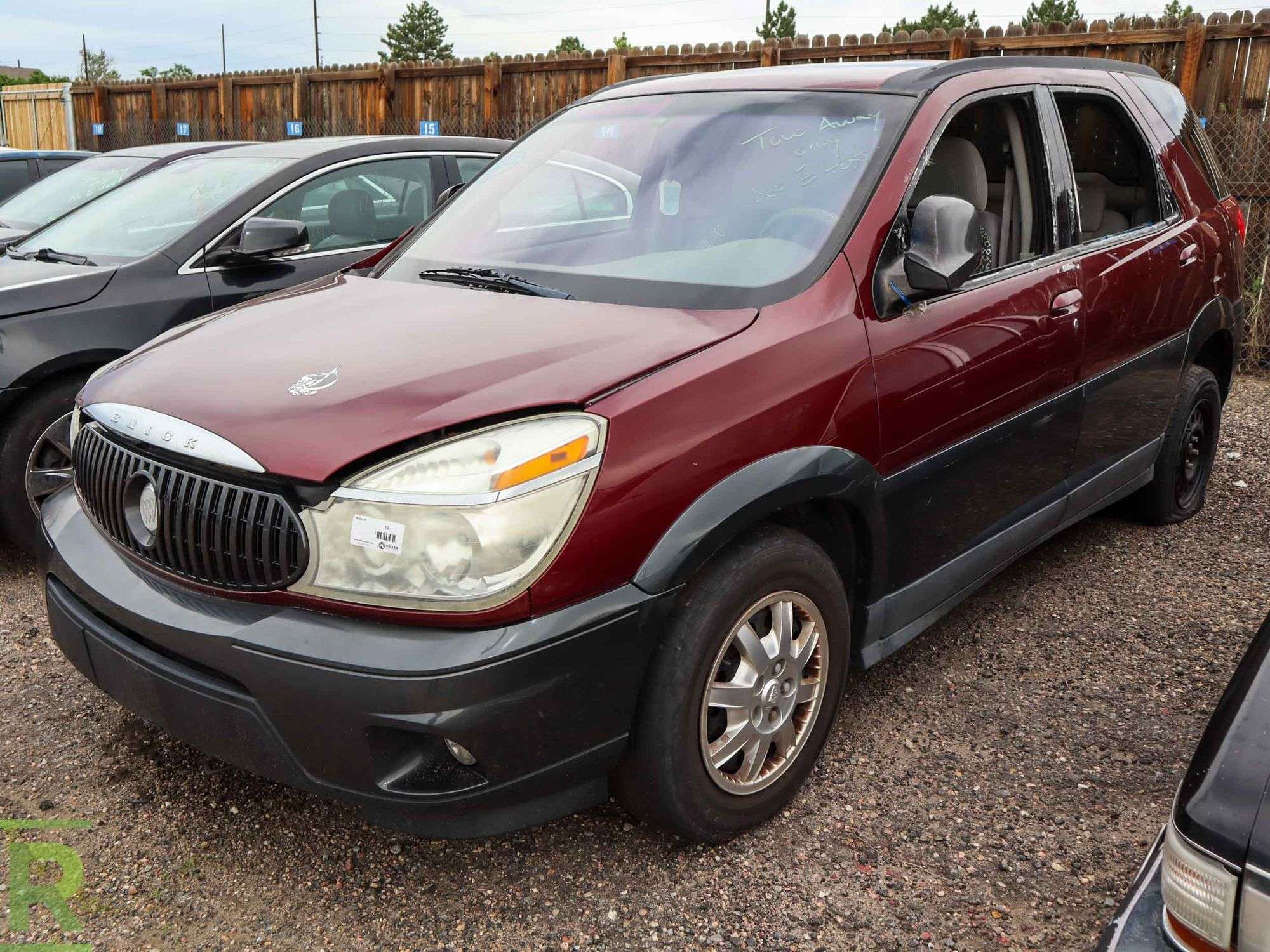 Red 2005 Buick Rendezvous
