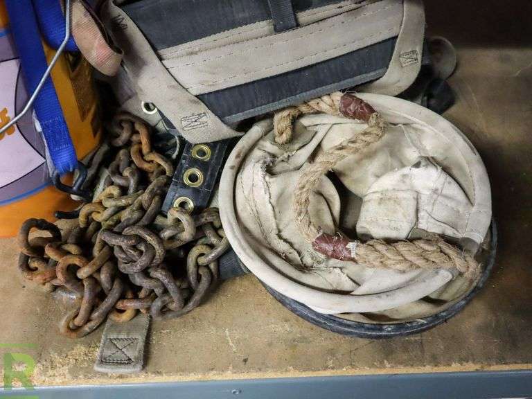 Winch, Chains, Tow Straps, Fall Arrest Harness and Tool Bag - Roller ...