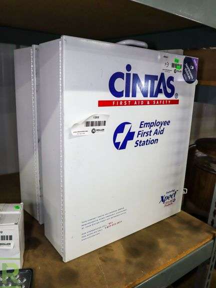 (2) Cintas Employee First Aid Station - Roller Auctions