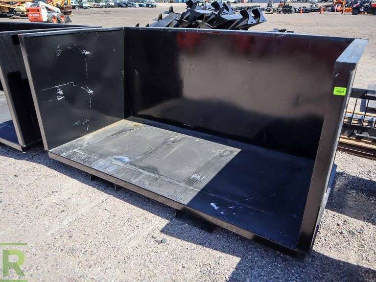 New Kit Containers 4-Cubic Yard Debris Box with Forklift Pockets ...