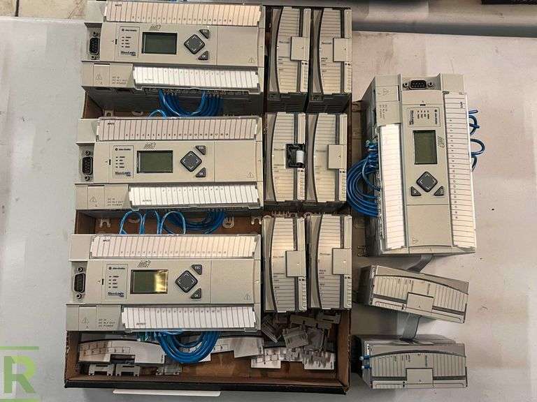 Tray of MicroLogix 1400 Small Programmable Logic Controllers - Roller ...