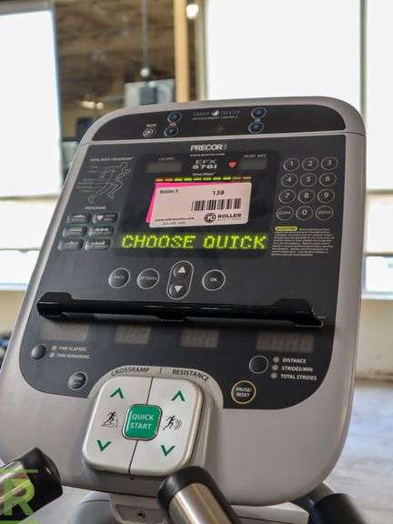 Precor EFX 576I Elliptical Cross Trainer - Roller Auctions