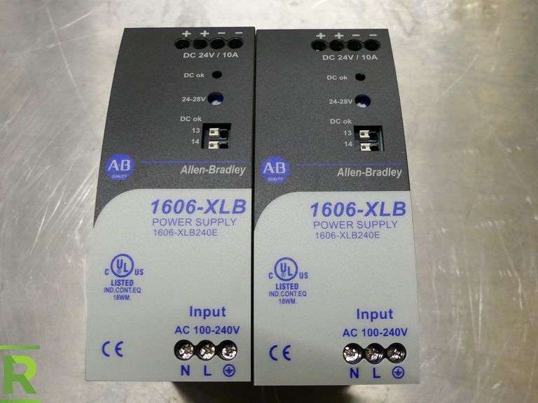 (2) Rhino 1606-XLB Industrial Power Supplies - Roller Auctions