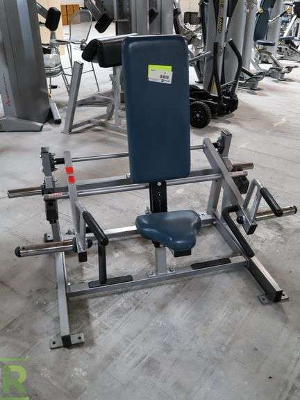 Hammer Strength Seated / Standing Shrug Plate Loaded Machine - Roller ...