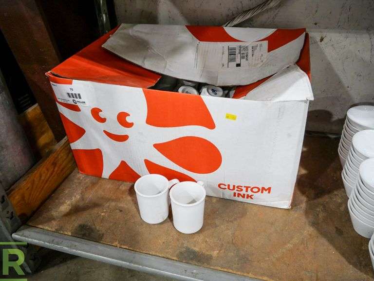 Box of Sysco Ware Coffee Mugs - Roller Auctions