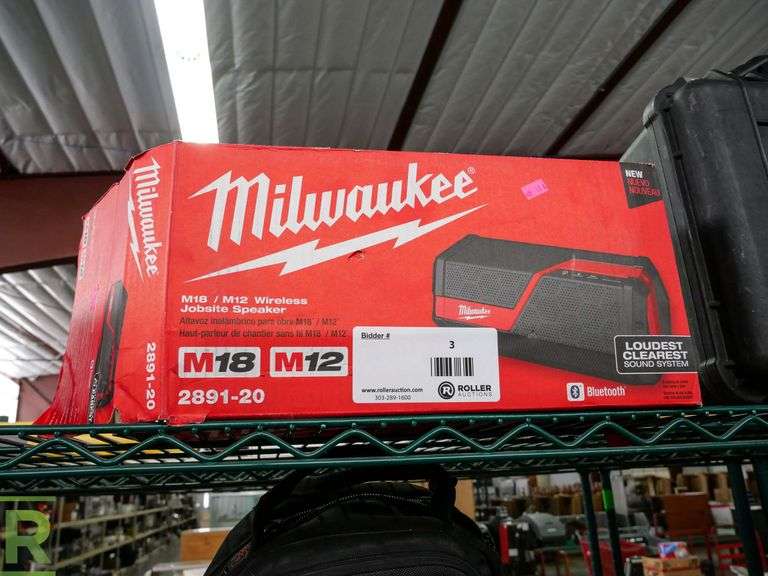 Milwaukee 2891-20 M12/M18 Wireless Jobsite Speaker - Roller Auctions