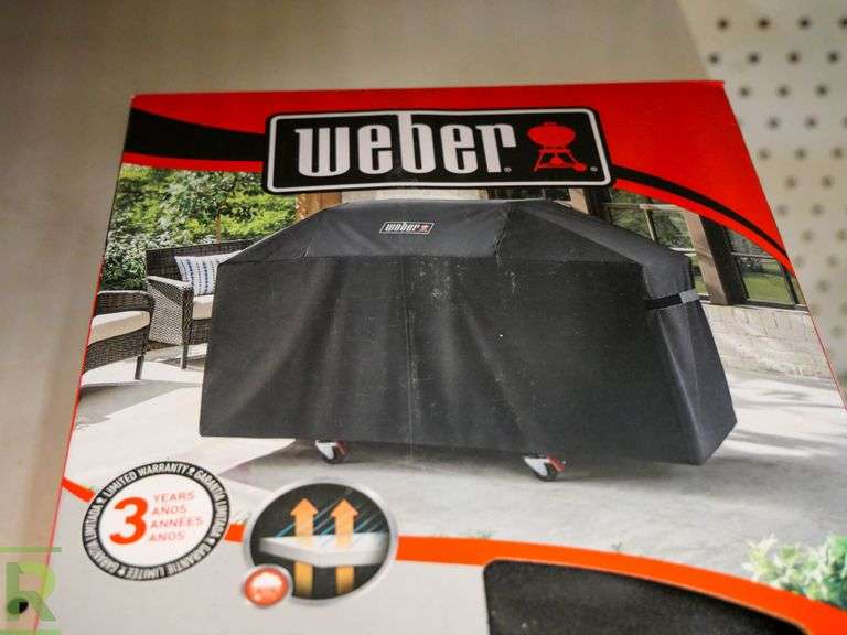 Weber 7757 Grill Cover, Fits Genesis 300 Series - Roller Auctions
