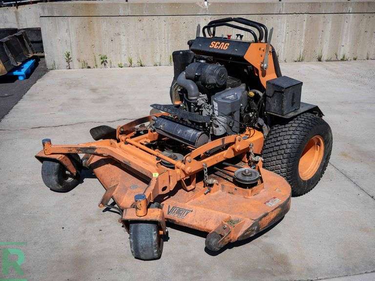 Scag V-Ride II Stand-On Mower - Roller Auctions