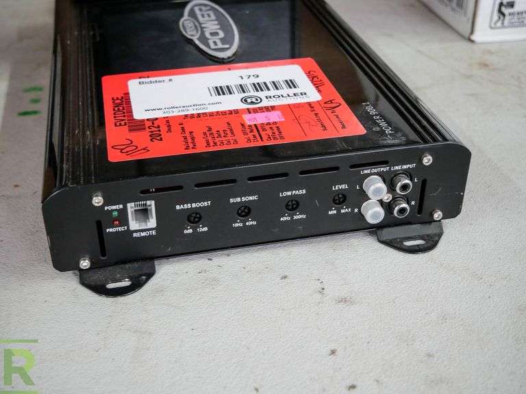 Jensen Power 900.1 Amplifier With Joybring Joy-D008 Head Unit - Roller ...